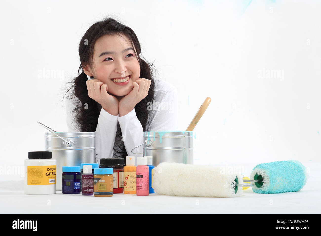 Everyday Life of Young Woman Stock Photo - Alamy