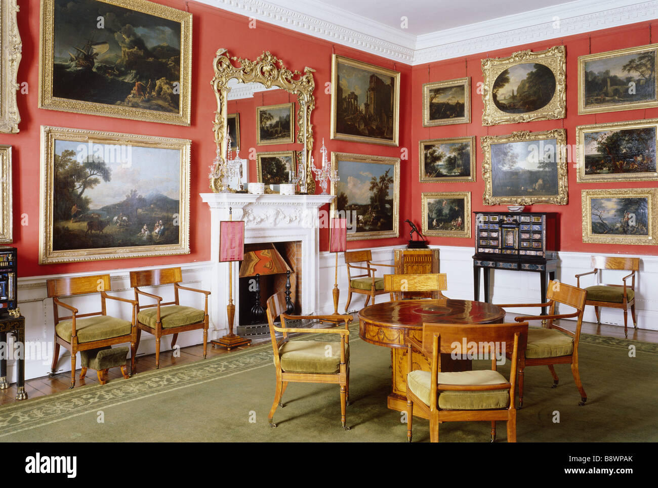 Uk stourhead house interior hi-res stock photography and images - Alamy