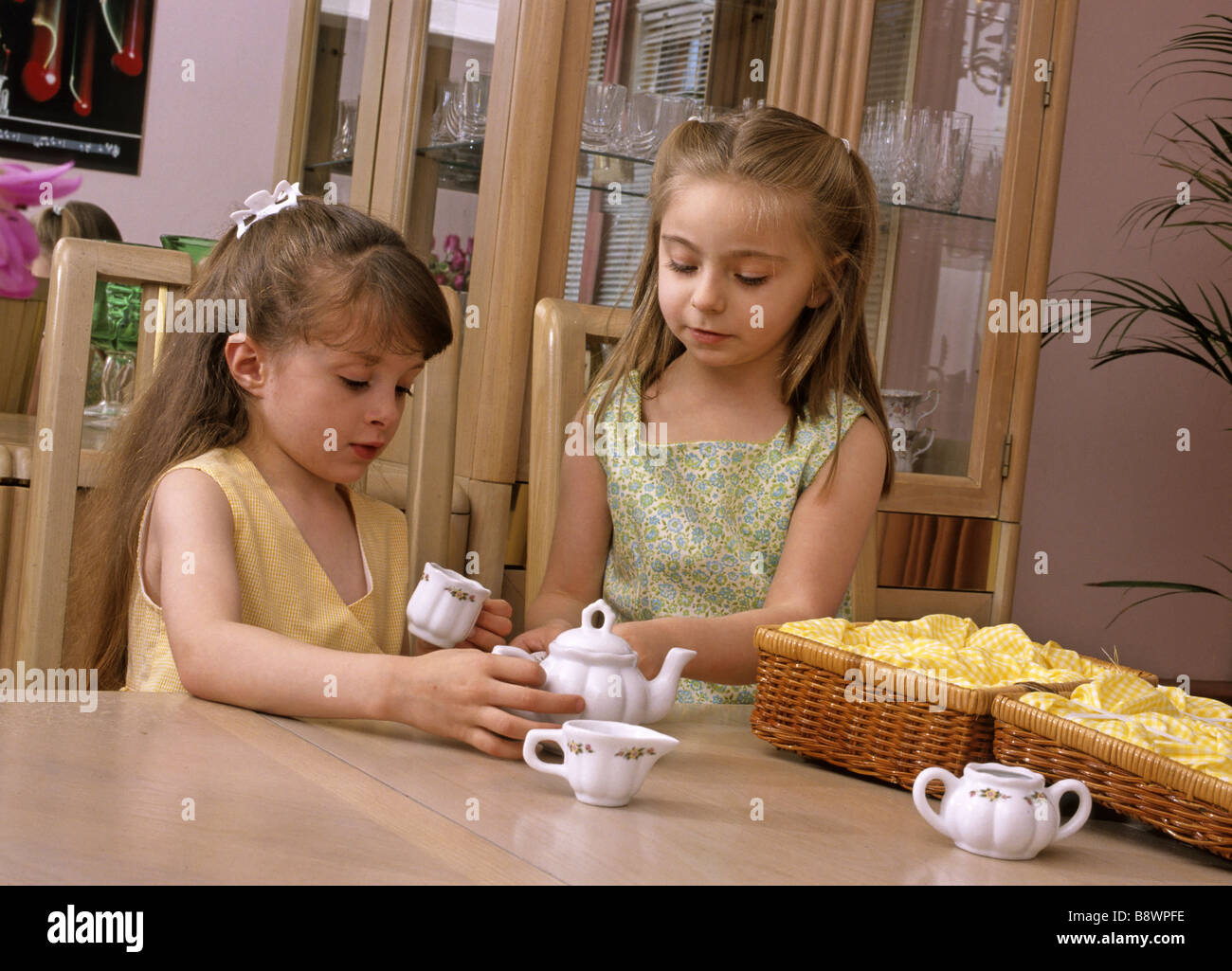 Children pretending cook hi-res stock photography and images - Alamy