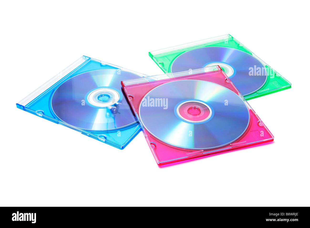 Compact Discs in Plastic Cases Stock Photo - Alamy