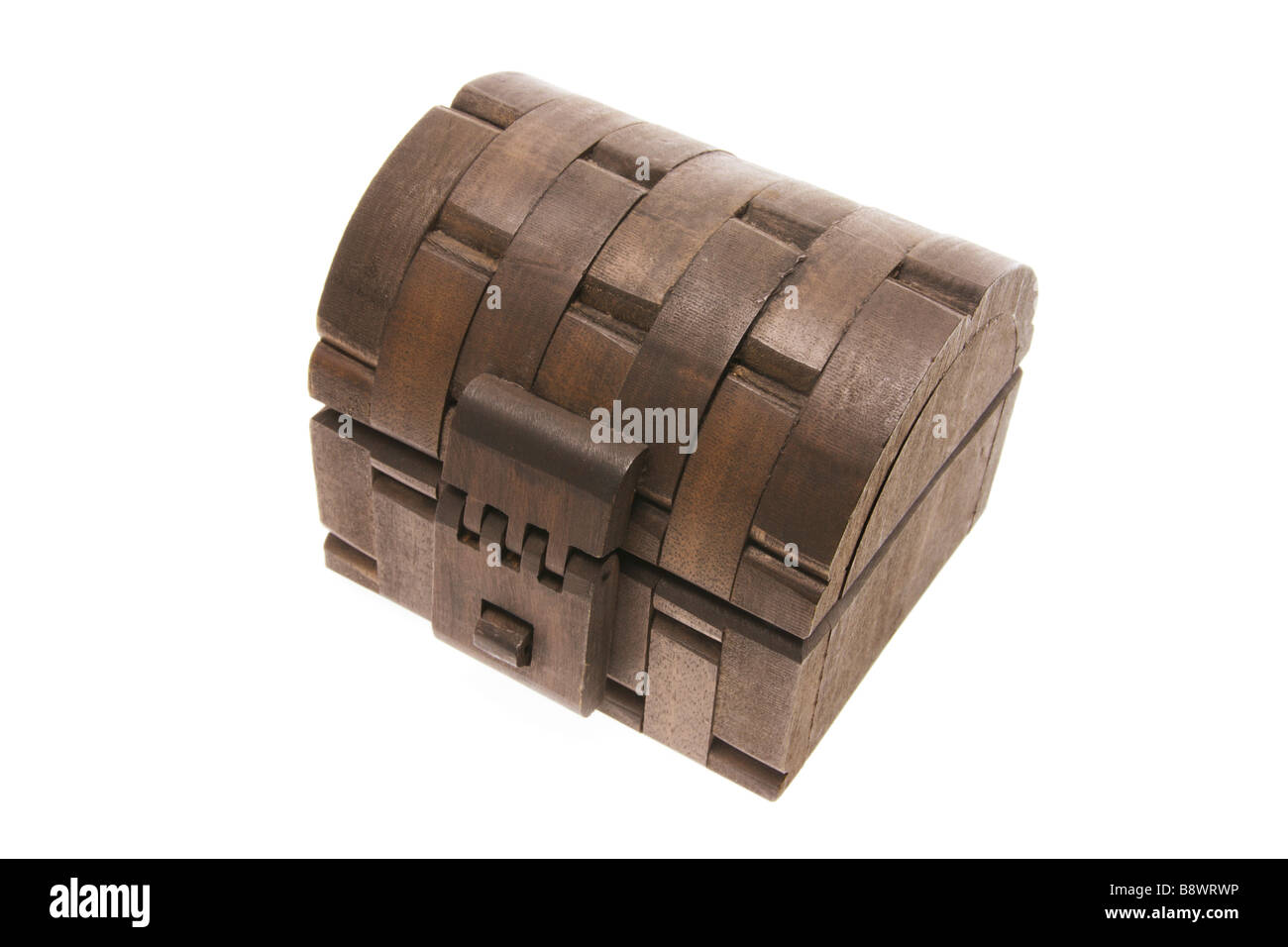 Wooden Treasure Chest Stock Photo - Alamy