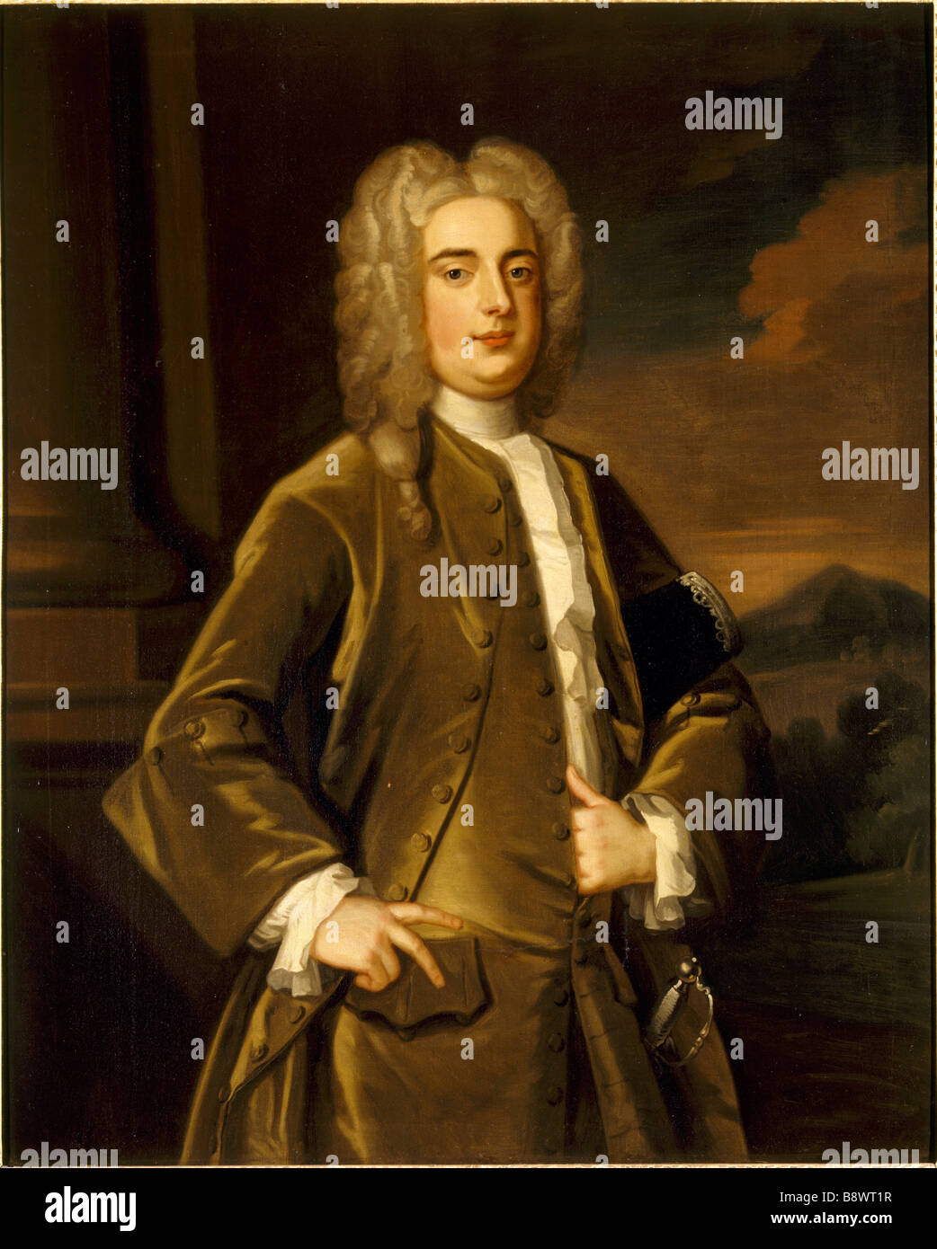 FRANCIS LUTTRELL by John Vanderbank 1694 1739 on the Main Stairs at ...