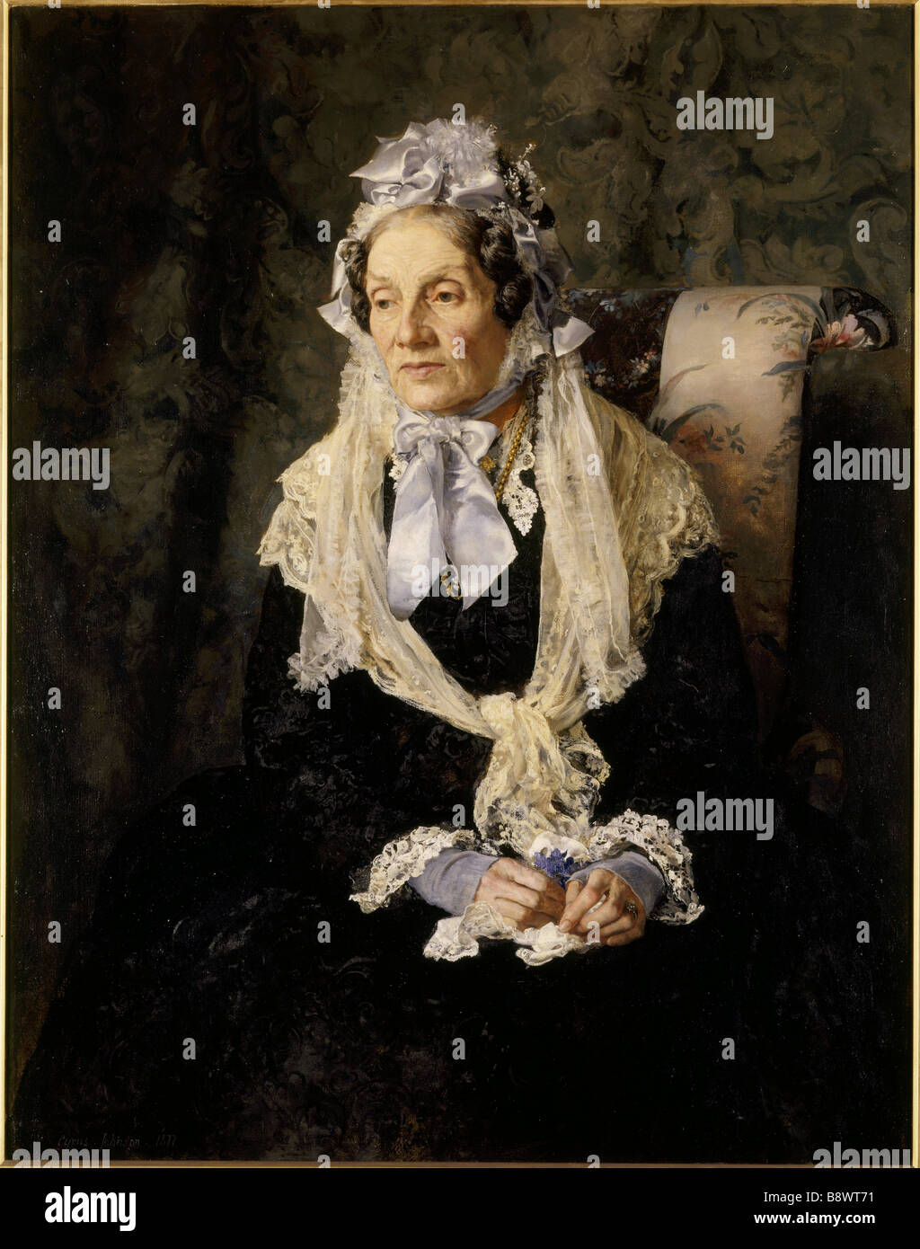 LADY HOOD by Cyrus Johnson in the Library of Dunster Castle DC P 62 ...