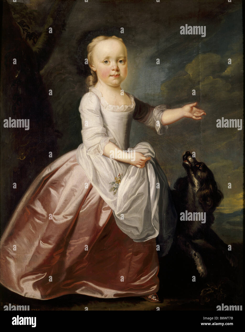 MARGARET LUTTRELL AS A CHILD by Richard Phelps in the Drawing Room at ...
