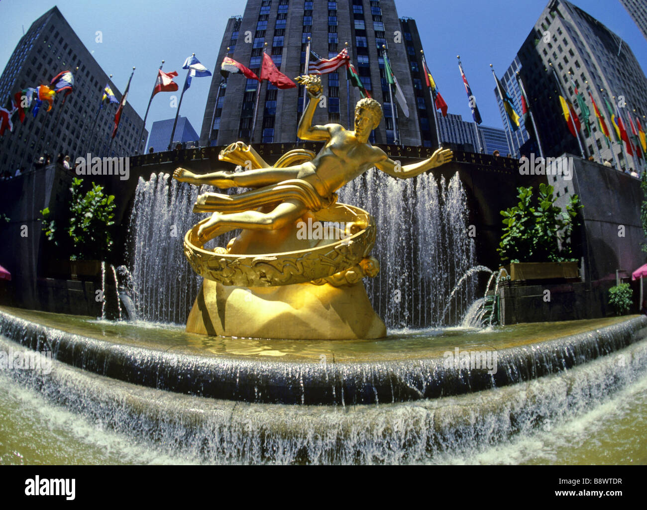 New york city rockefeller center location hi-res stock photography and ...
