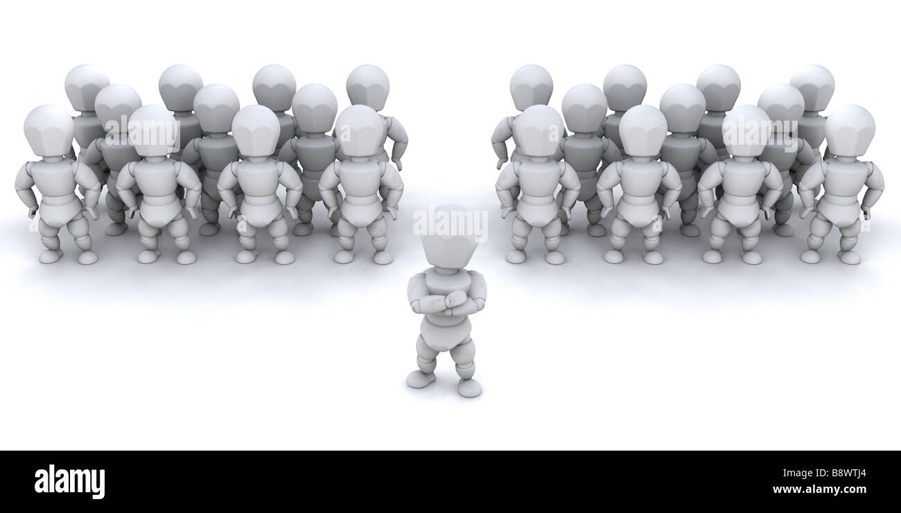One man in a crowd hi-res stock photography and images - Alamy