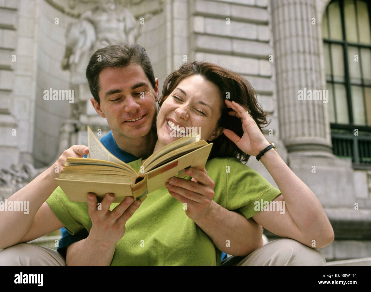Couple students in love Stock Photo - Alamy