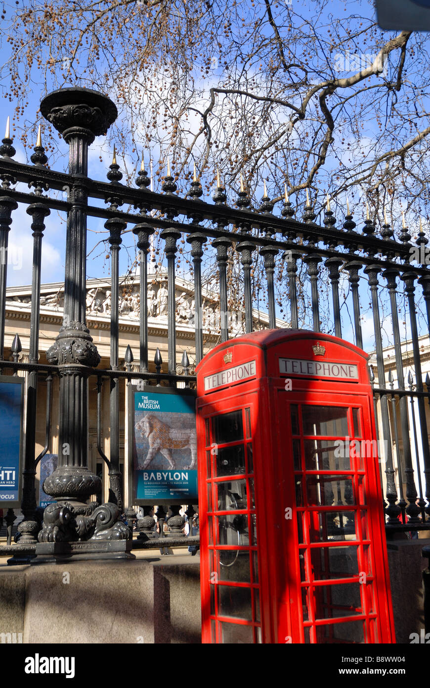 Red London Telephone box Stock Photo - Alamy