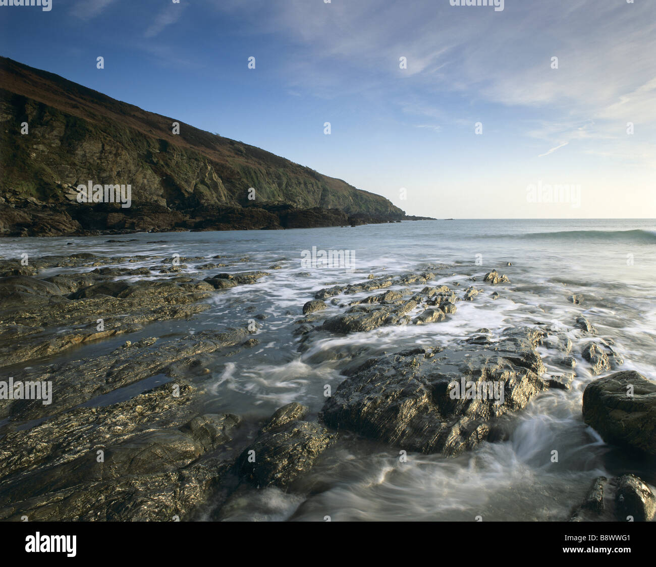 Hemmick beach cornwall hi-res stock photography and images - Alamy