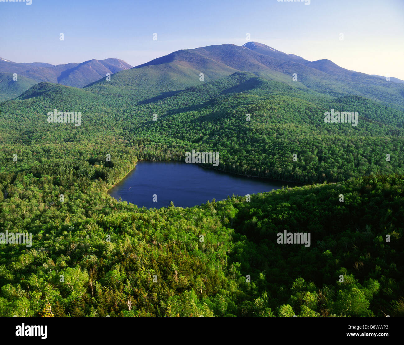 Heart Lake Adirondacks Mt New York State USA Stock Photo - Alamy