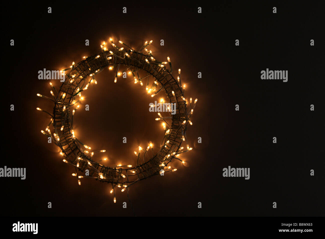 Circular Light Decoration Stock Photo - Alamy