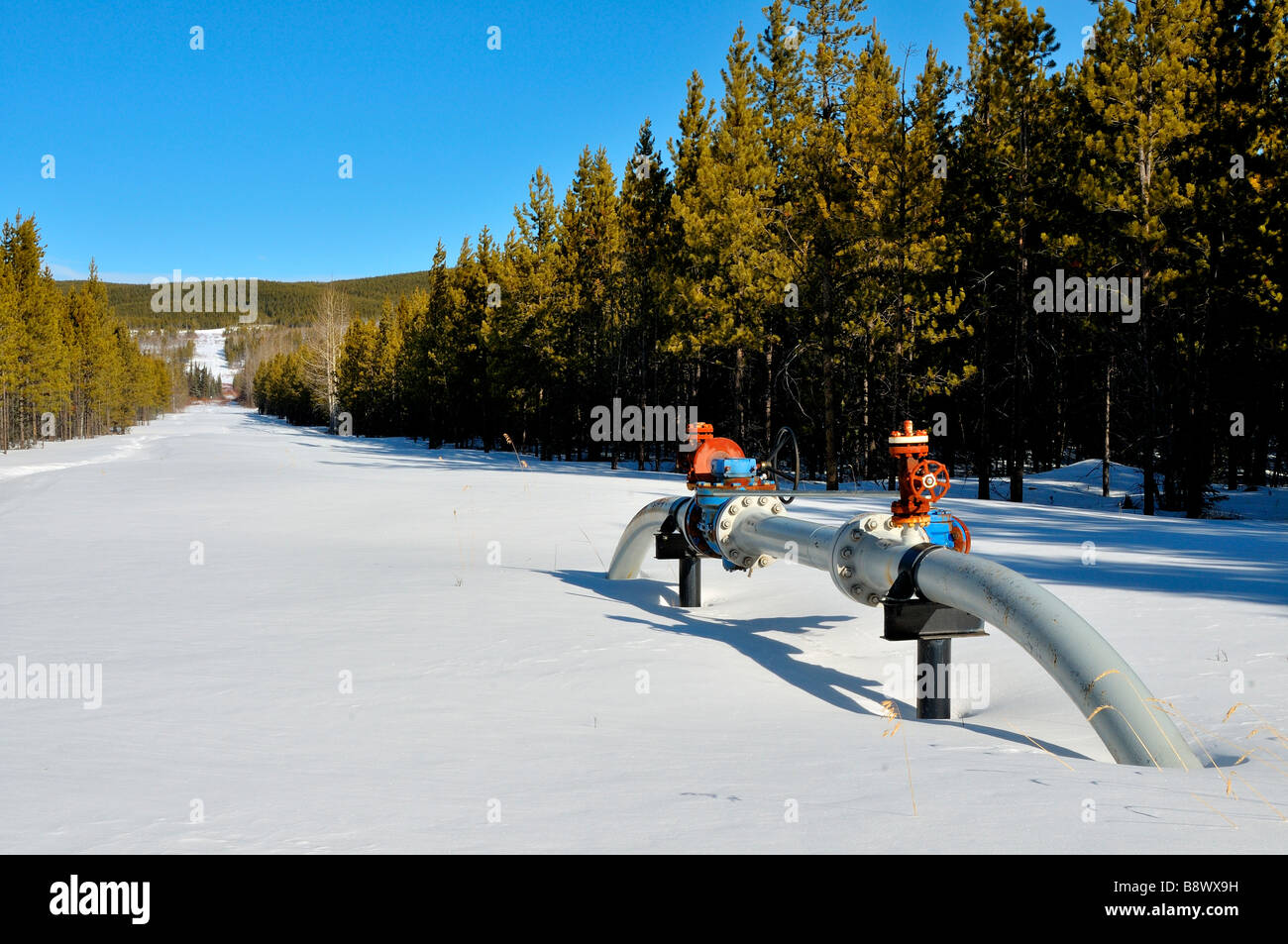 Pipeline right of way hi-res stock photography and images - Alamy