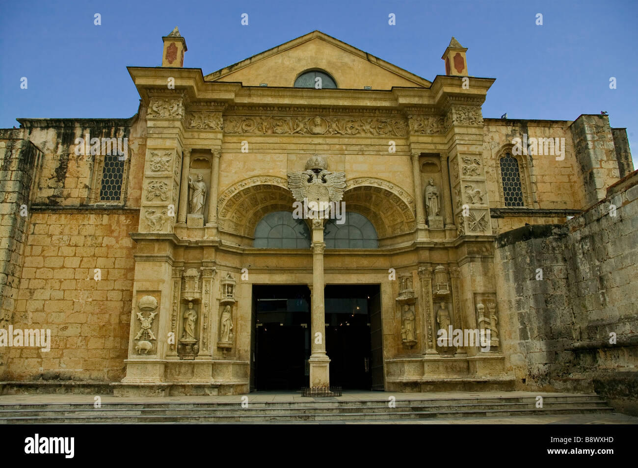 first and the oldest cathedral in the New World Stock Photo - Alamy