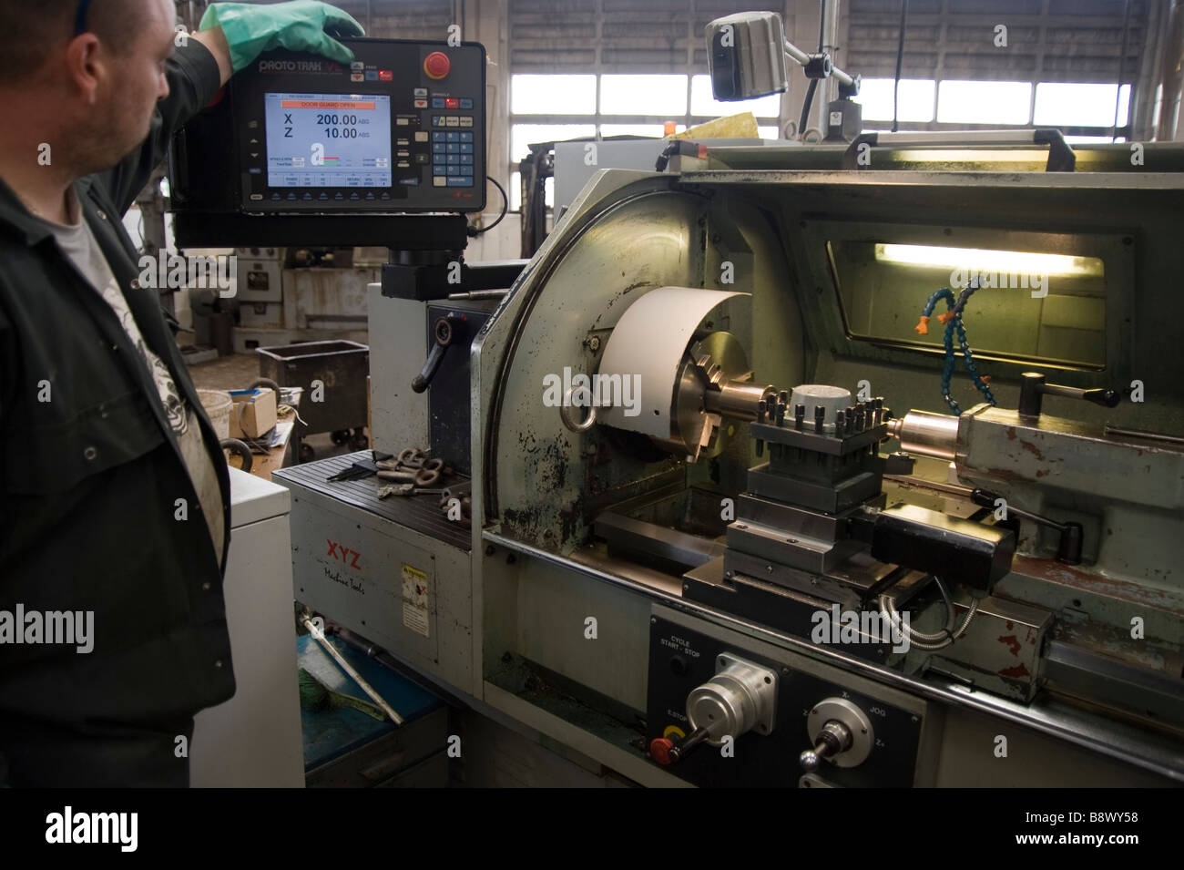 Inside a factory making manufactured goods with steel Stock Photo - Alamy