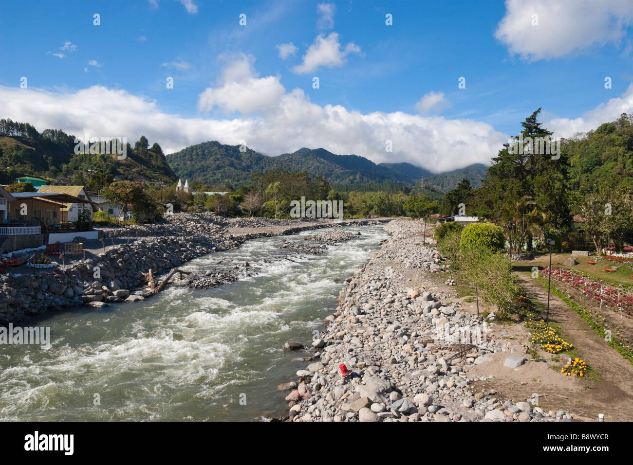 Caldera River, Boquete, Province of Chiriqui, Republic of Panama ...