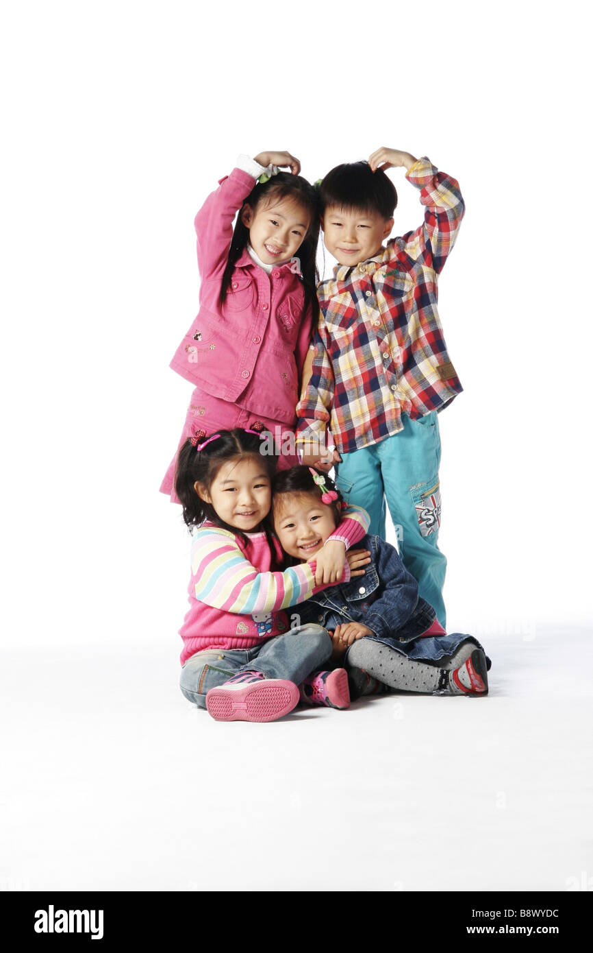 Asian Young Children Stock Photo - Alamy