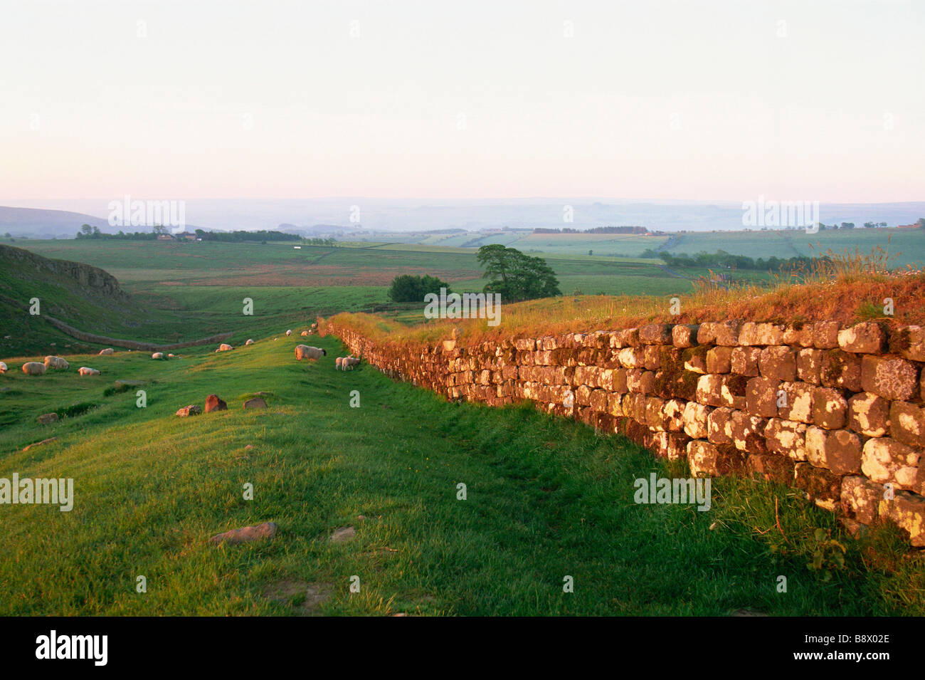 Hadrians wall ruins hi-res stock photography and images - Alamy