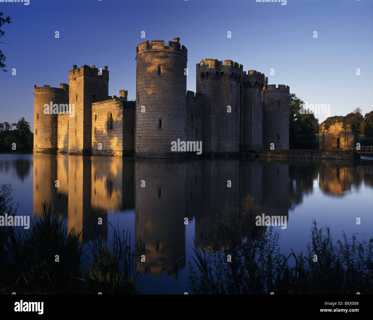 Bodiam Castle Stock Photo - Alamy