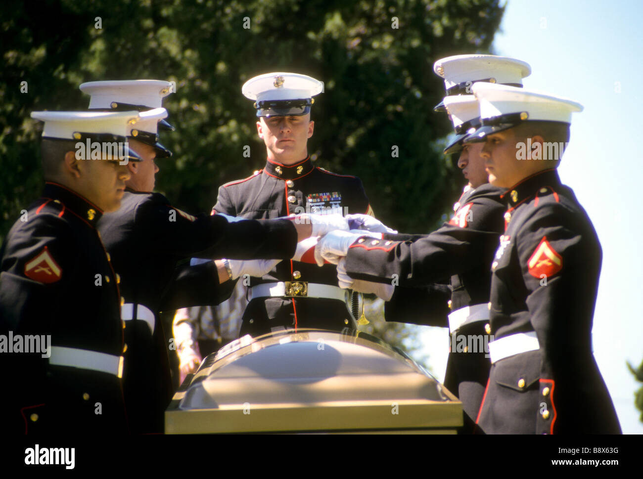 marine bugle taps funeral ceremony cemetery bury burial memory ...