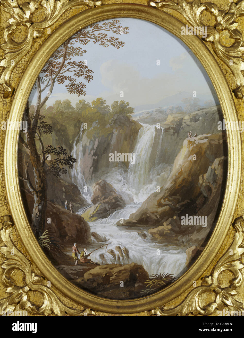 TIVOLI by Giovanni Battista Busiri from the Cabinet at Felbrigg Hall ...