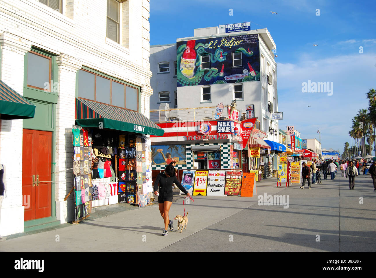 Ocean Front Walk, Venice Beach, Los Angeles, California, United States ...