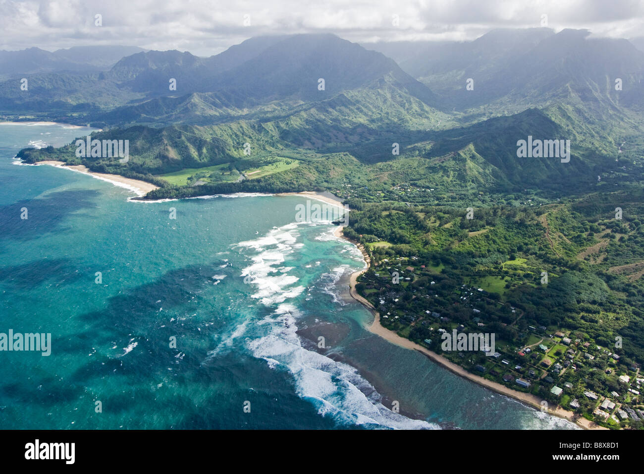 Tunnels Makua Beach Haena Kauai Hawaii USA Stock Photo - Alamy