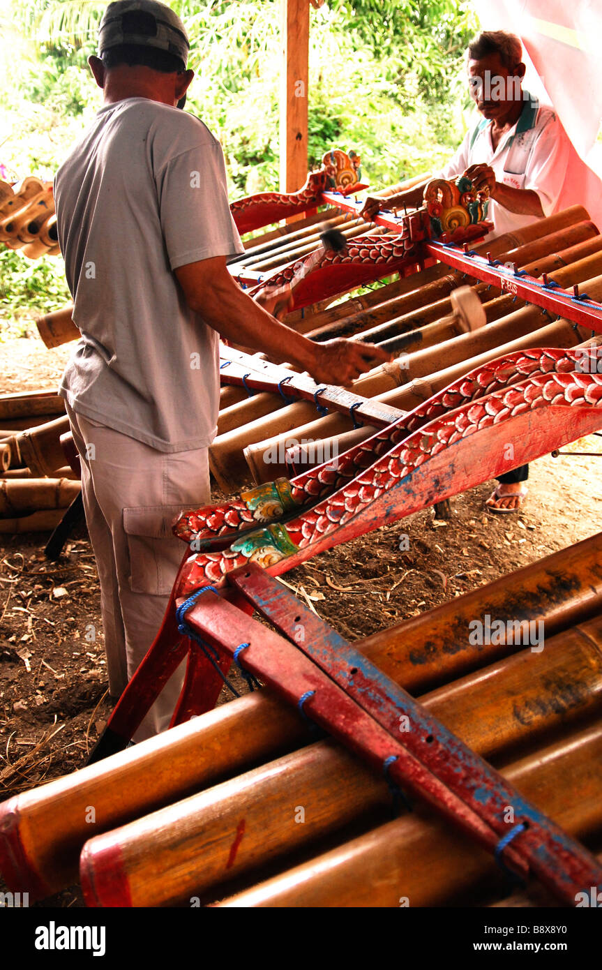 Rindik making and testing, music instrument factory in Bali,Indonesia ...