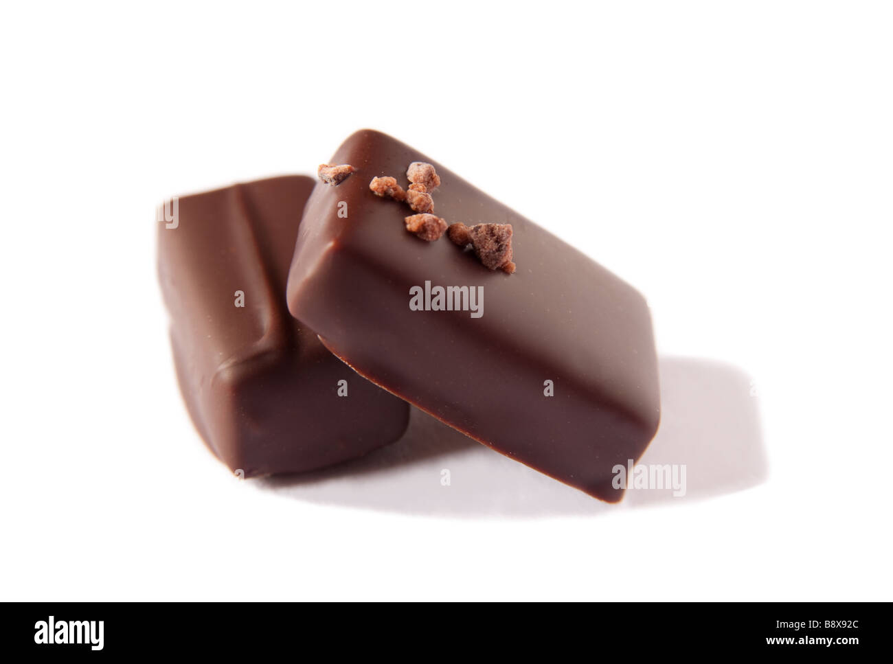Isolated chocolate praline Stock Photo - Alamy