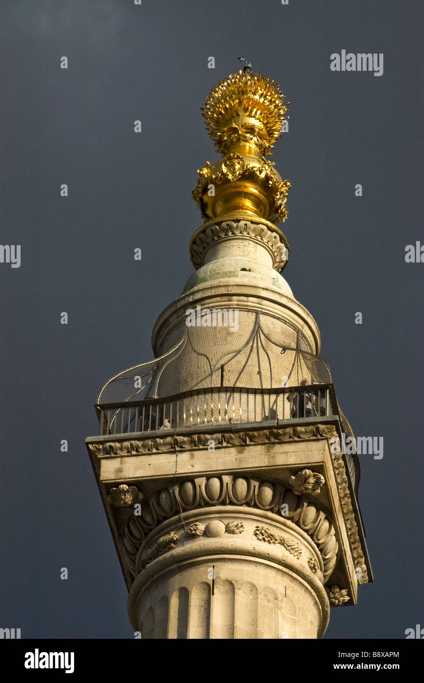 The Fire Monument viewing platform Stock Photo - Alamy