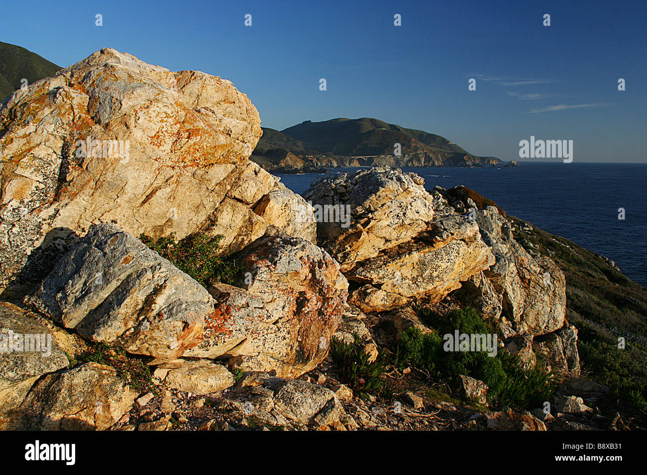 Rock formations on the coast, Big Sur Coast, Big Sur, California, USA ...