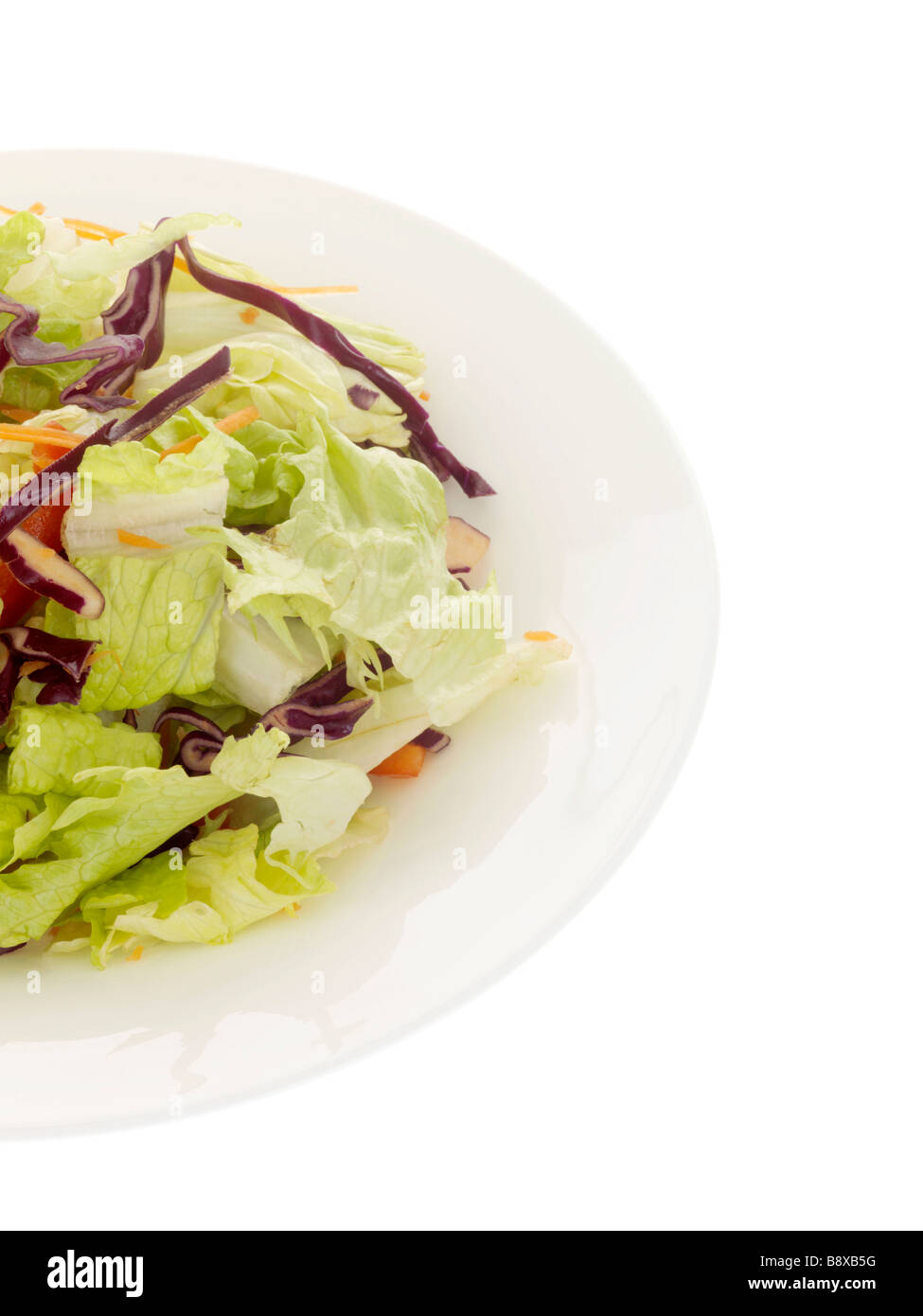Plate of Salad Stock Photo - Alamy