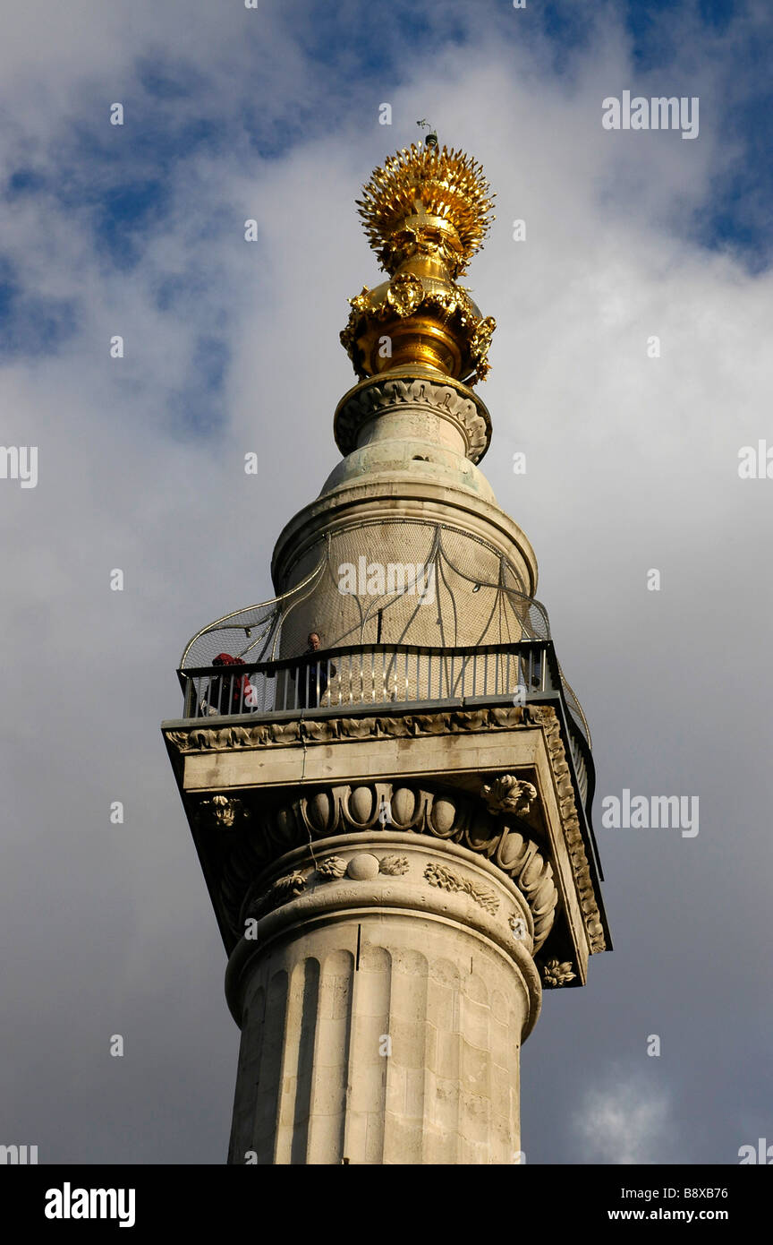 The Fire Monument viewing platform Stock Photo - Alamy