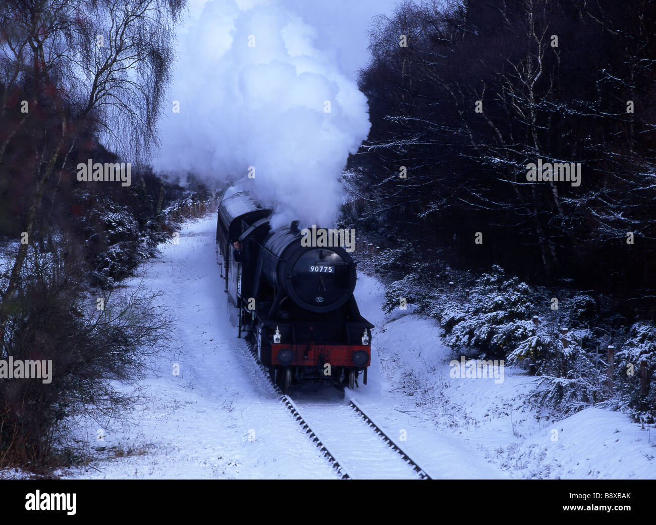North norfolk railway winter hi-res stock photography and images - Alamy