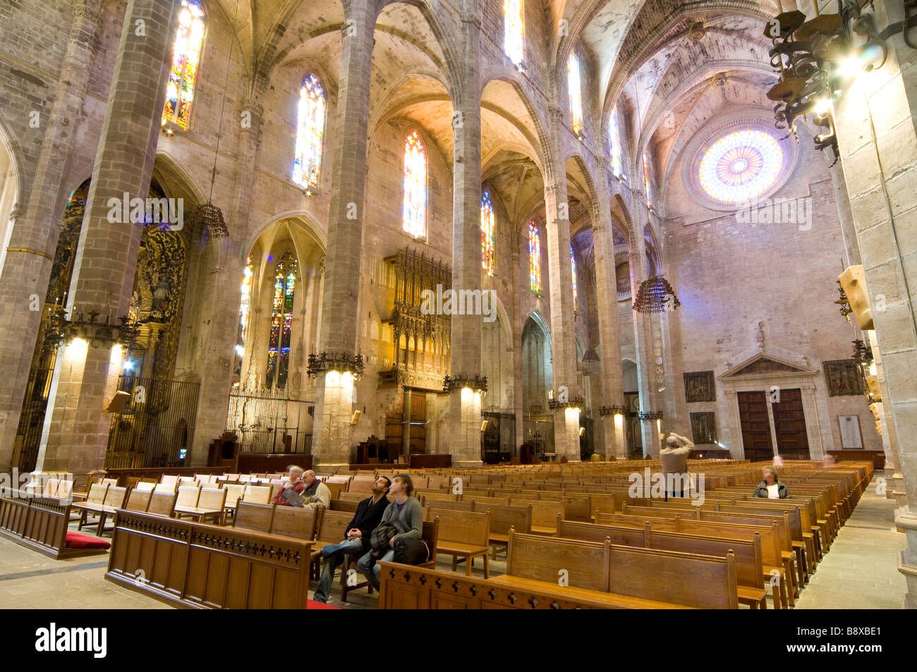 Palma cathedral roof hi-res stock photography and images - Alamy