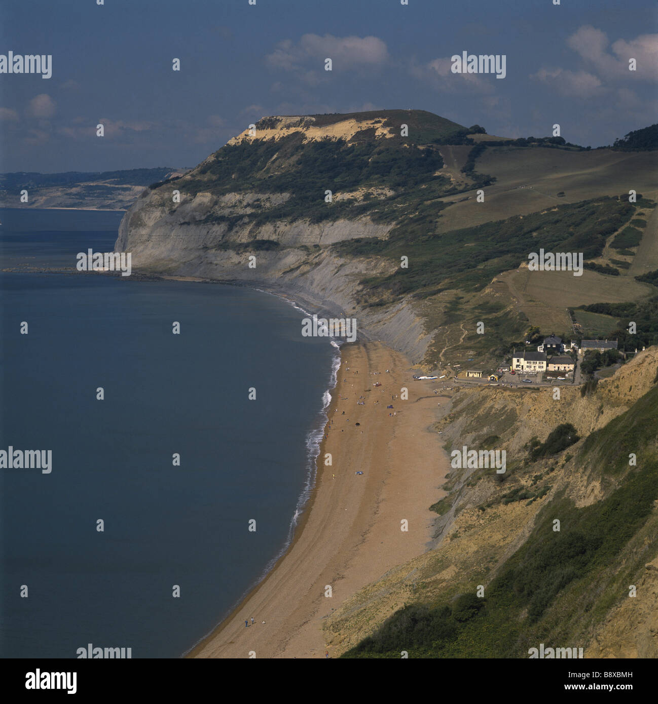 Golden Cap seen from Ridge Cliff with Seatown below In Search of ...