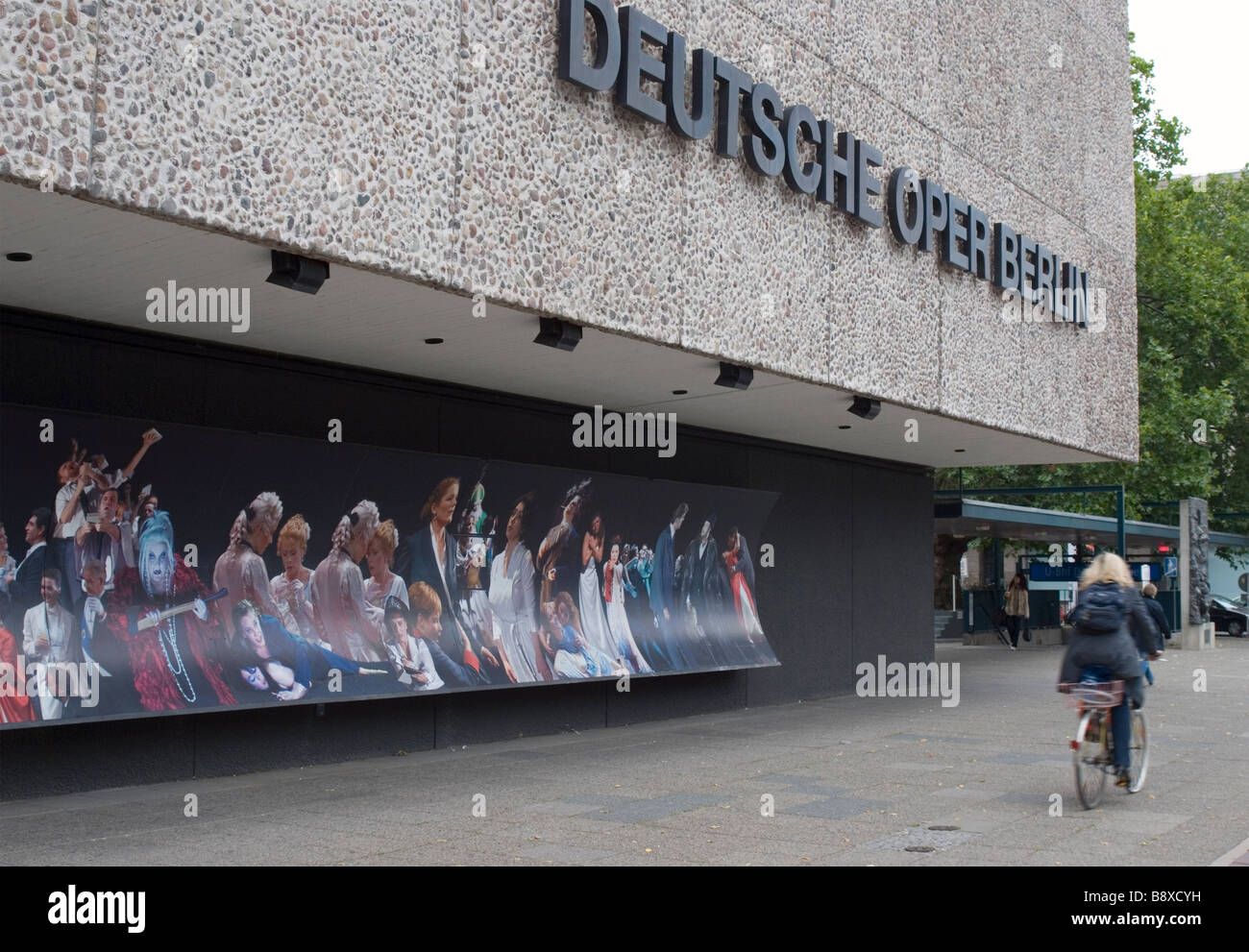 The modern opera house Deutsche Oper Charlottenburg Berlin Germany ...