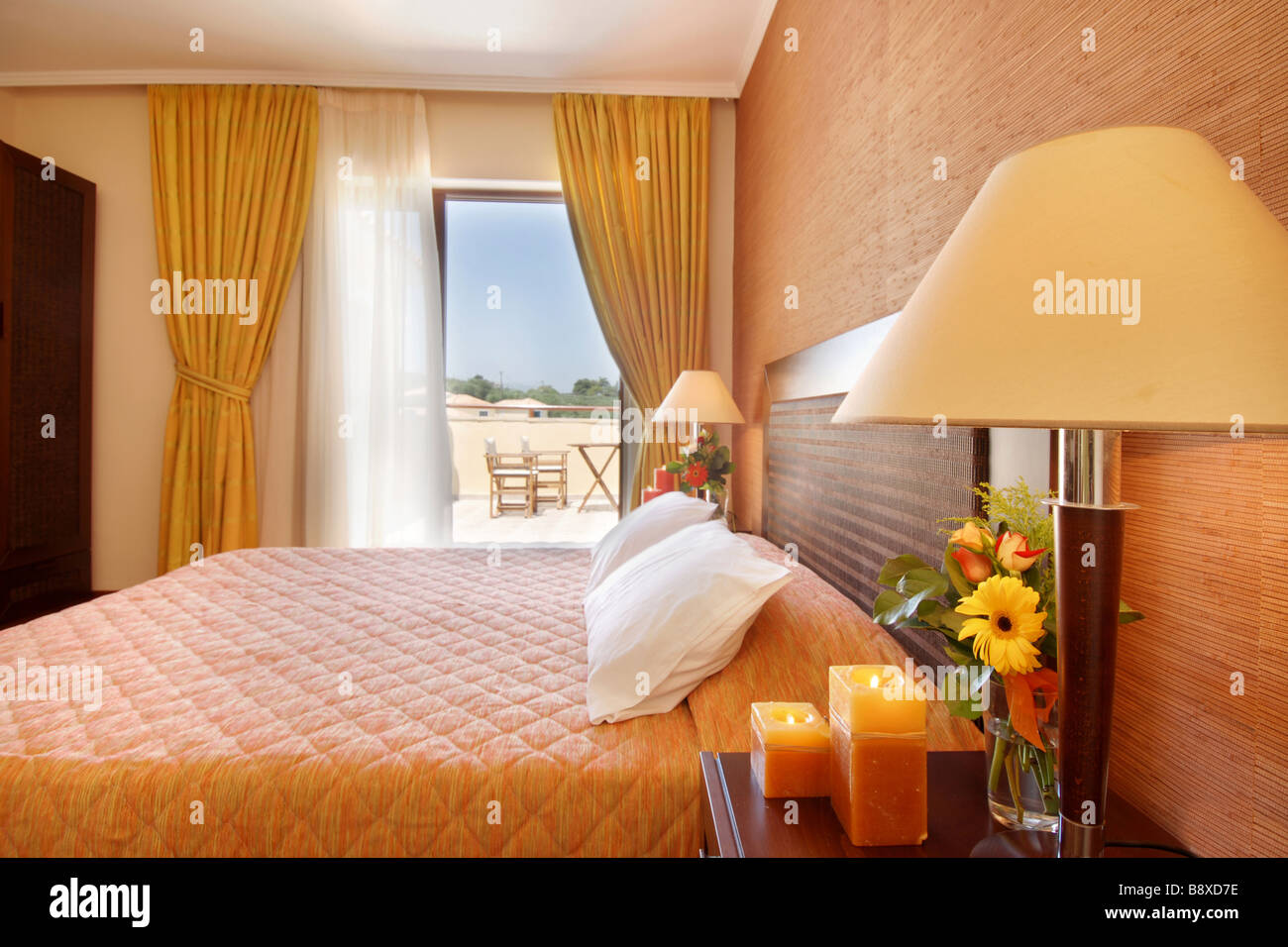 Villa hotel terrace hi-res stock photography and images - Alamy