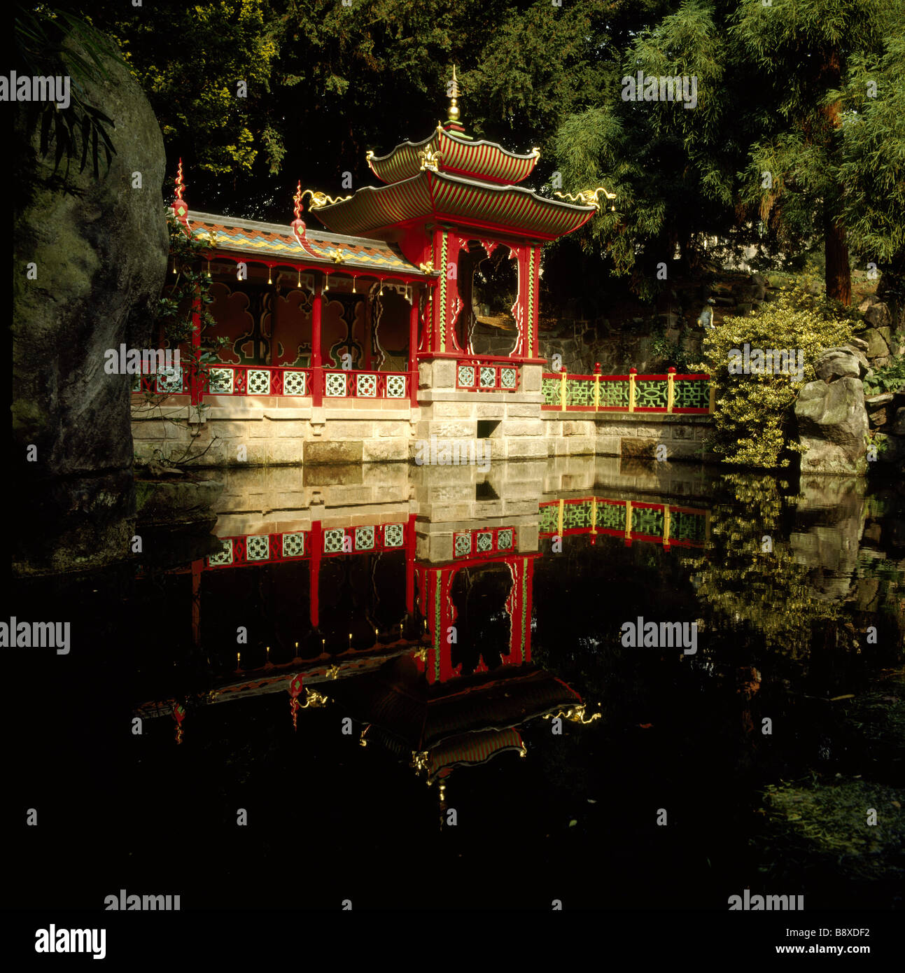Chinese temple biddulph grange garden hi-res stock photography and ...