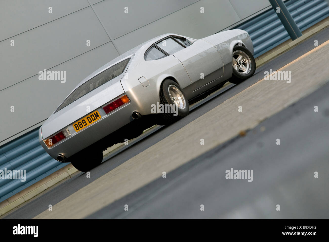 Ford Capri car chopped and heavily modified Stock Photo - Alamy