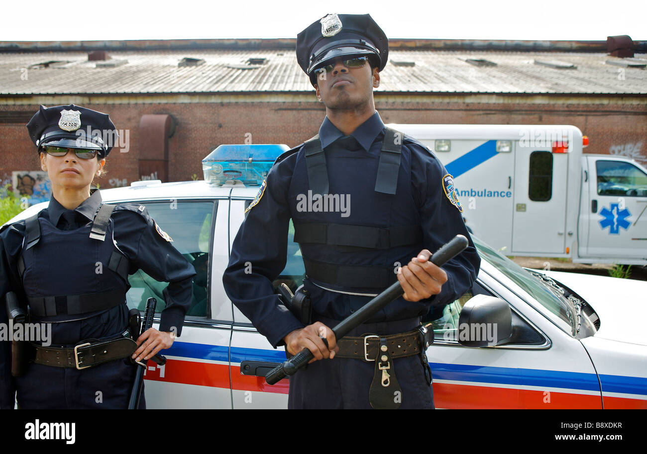 Portrait of Police Officers Stock Photo - Alamy