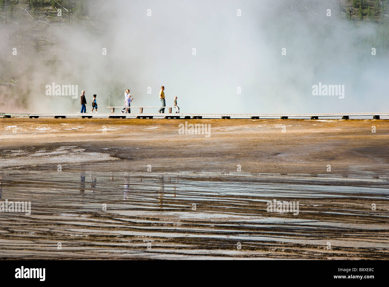 Horizontal geyser basin hi-res stock photography and images - Alamy