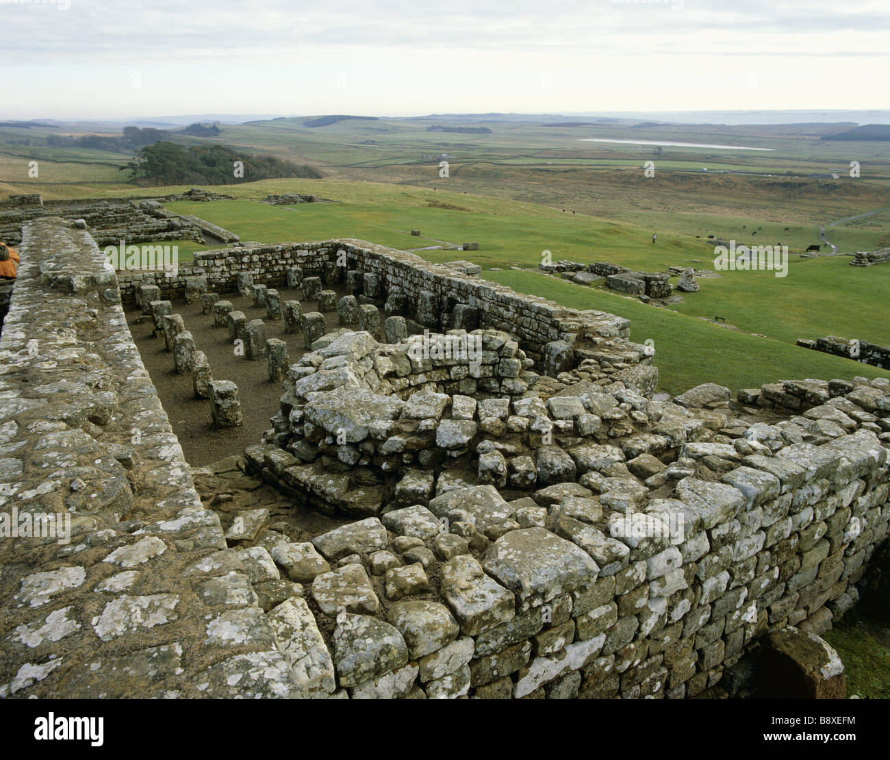 Hadrian's Wall Estate Stock Photo - Alamy