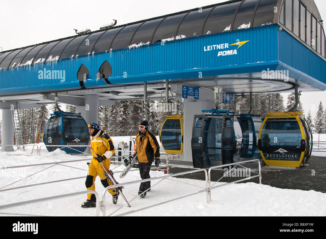 Revelation Gondola top station, Revelstoke Mountain Resort, Revelstoke ...