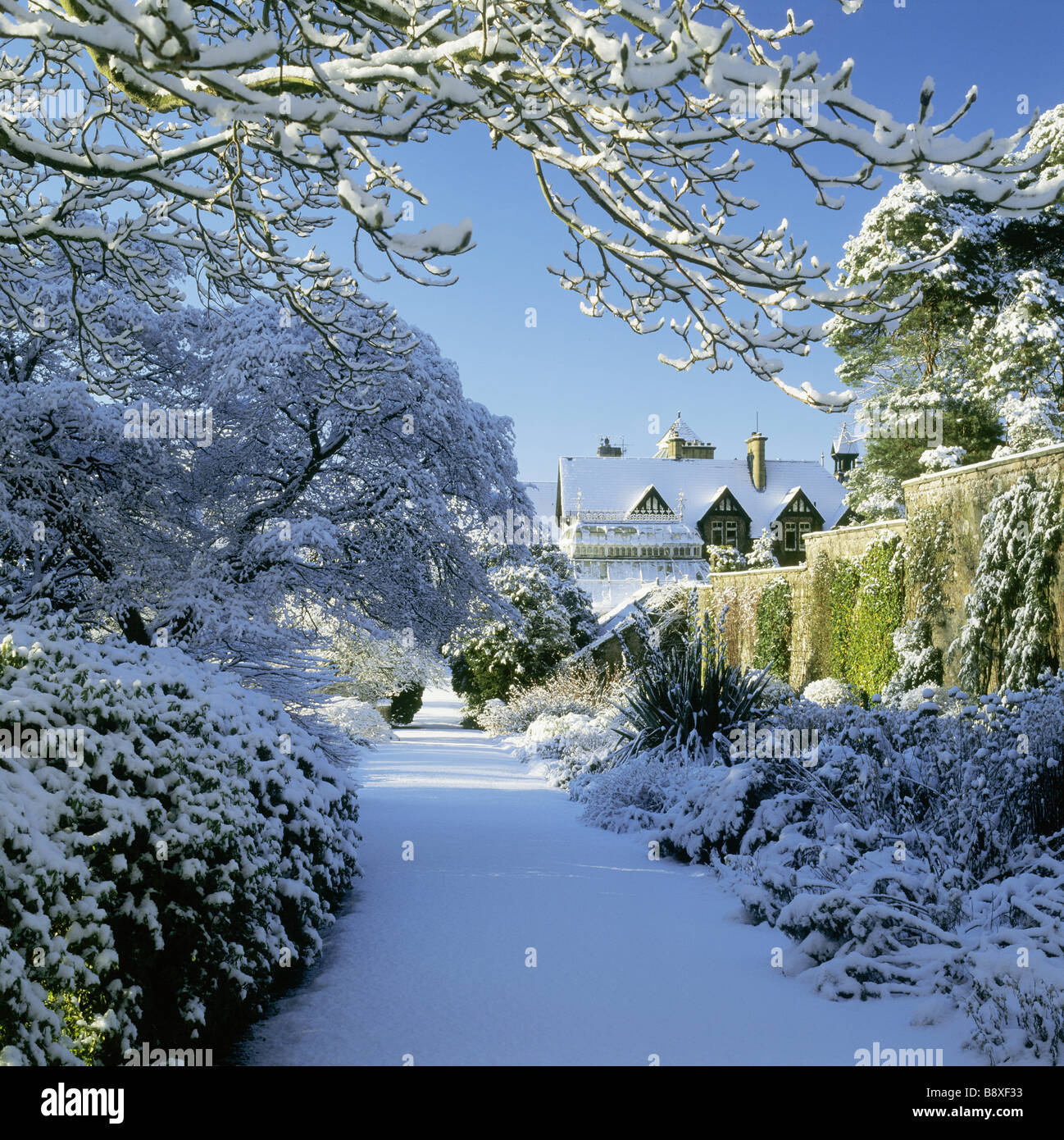 Bodnant Gardens, Wales View High Resolution Stock Photography and ...