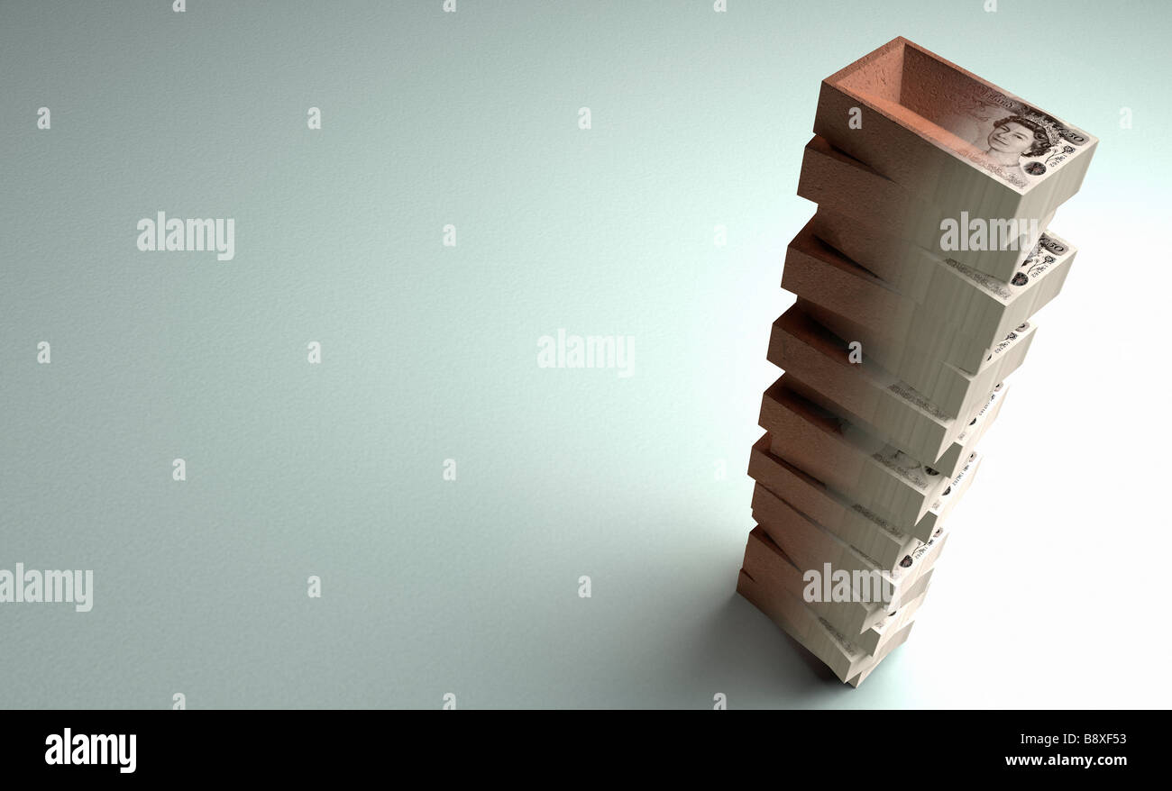 Pile of bricks money hi-res stock photography and images - Alamy