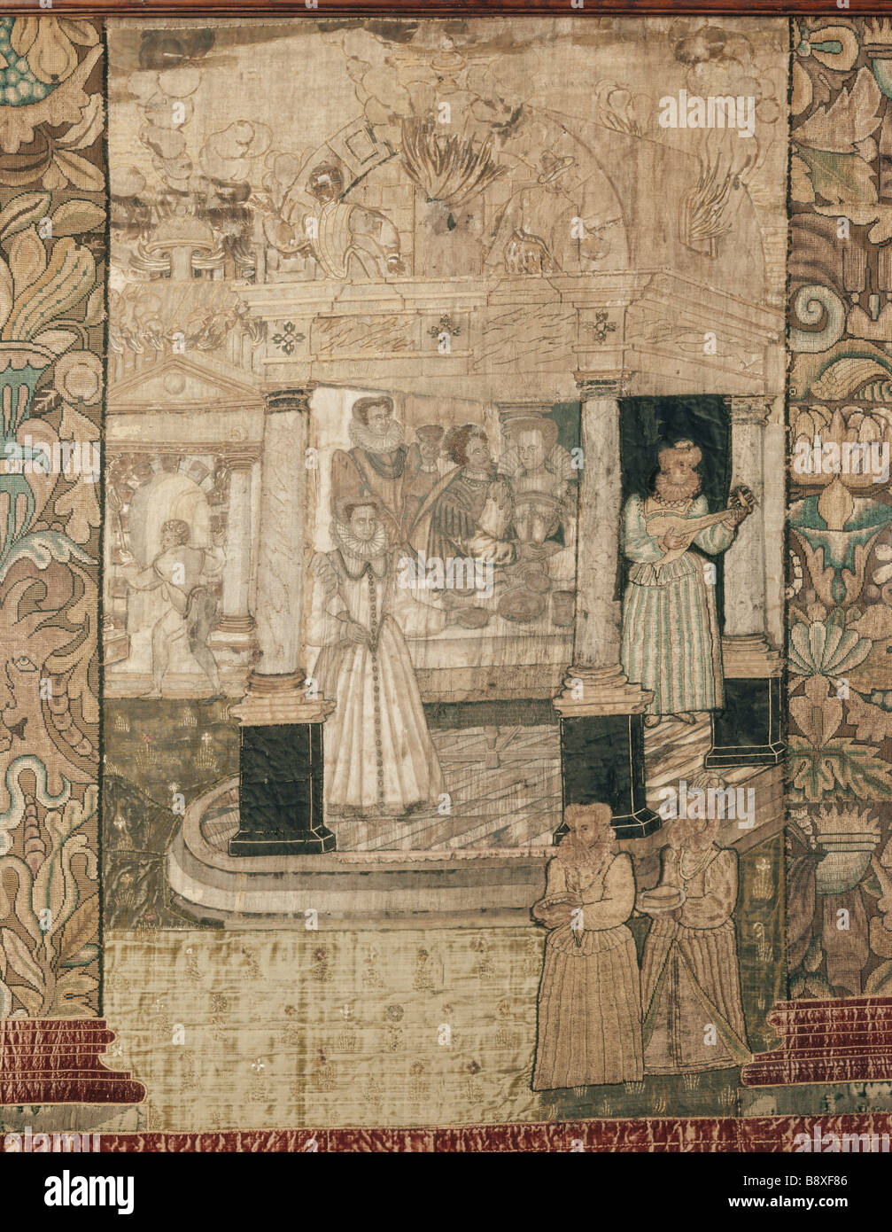 The Entrance Hall Hardwick View of the Chastity panel from the Lucretia ...