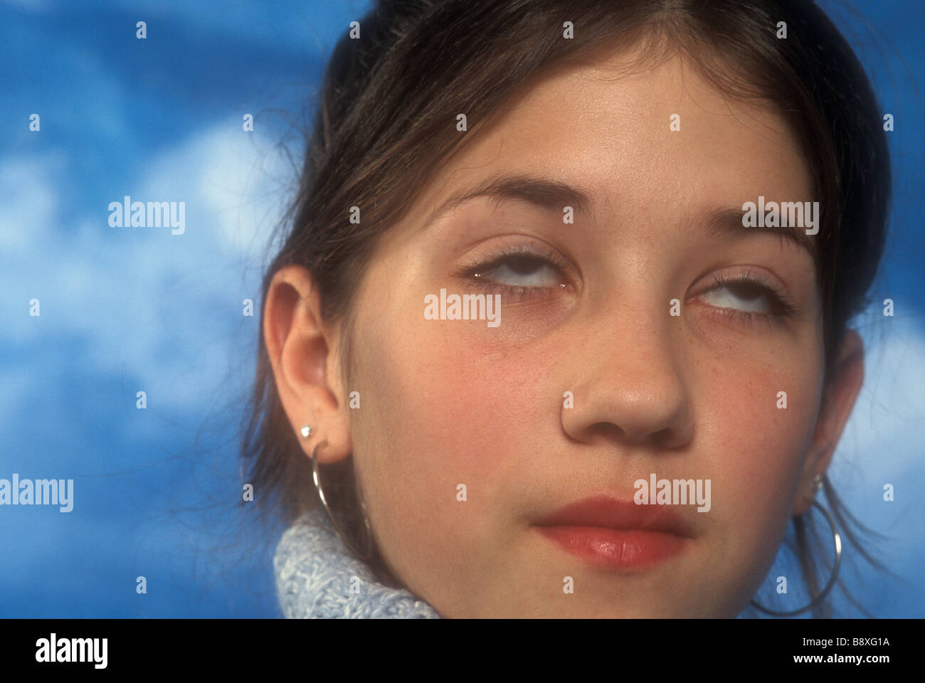 Eyes Half Closed Stock Photo Alamy Eyes Half Closed Stock Photo Alamy