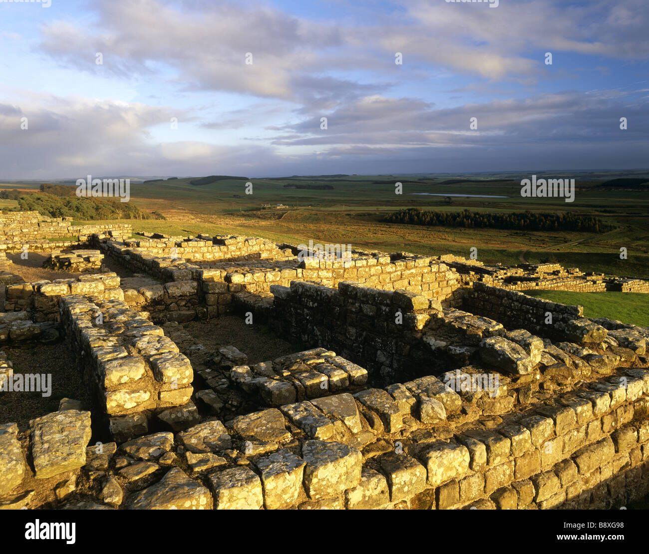 Hadrian's Wall Estate Stock Photo - Alamy