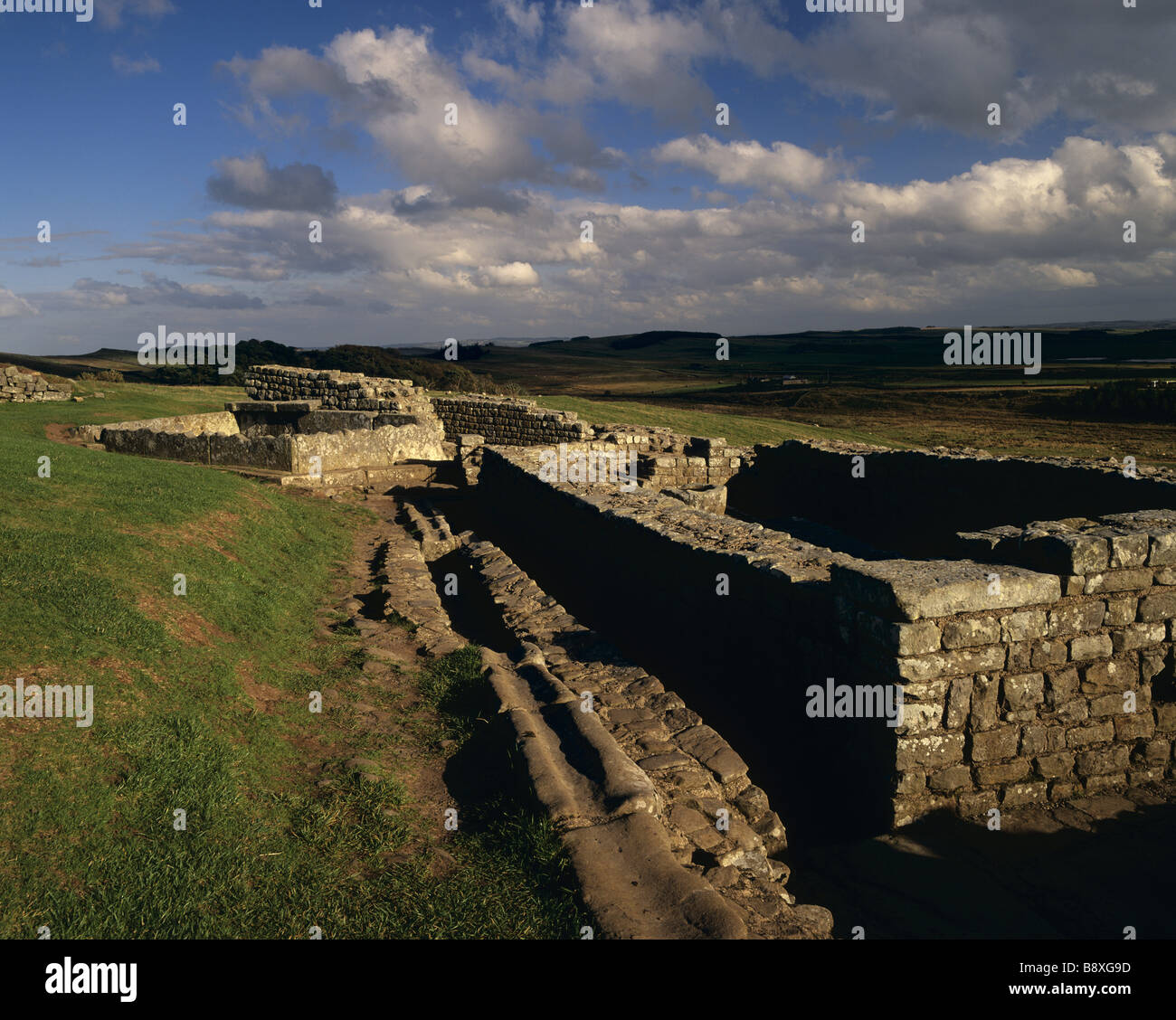 Hadrian's Wall Estate Stock Photo - Alamy