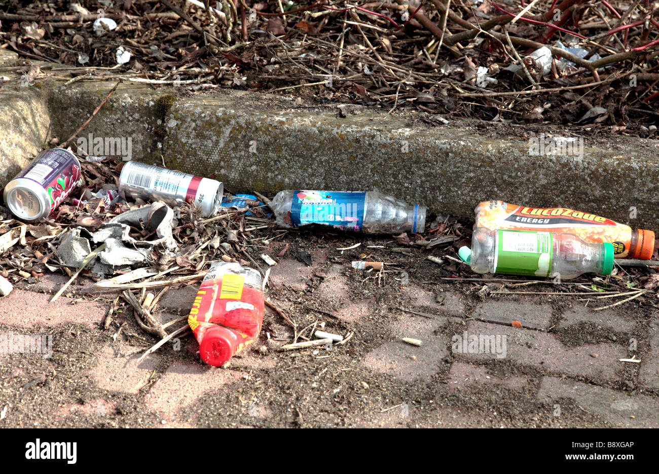 A pile of litter Stock Photo - Alamy